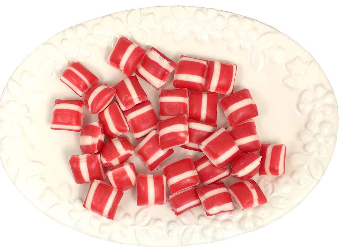 Bullseyes Peppermint Rock Candy 130g Jars